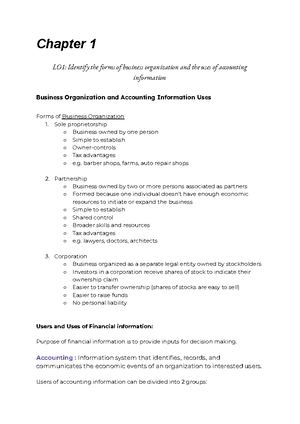 ACCT 201 Midterm Exam Review – Spring 2025 by Lisa Smith Jones - ACCT 201 Midterm Exam #1 – 50 ...