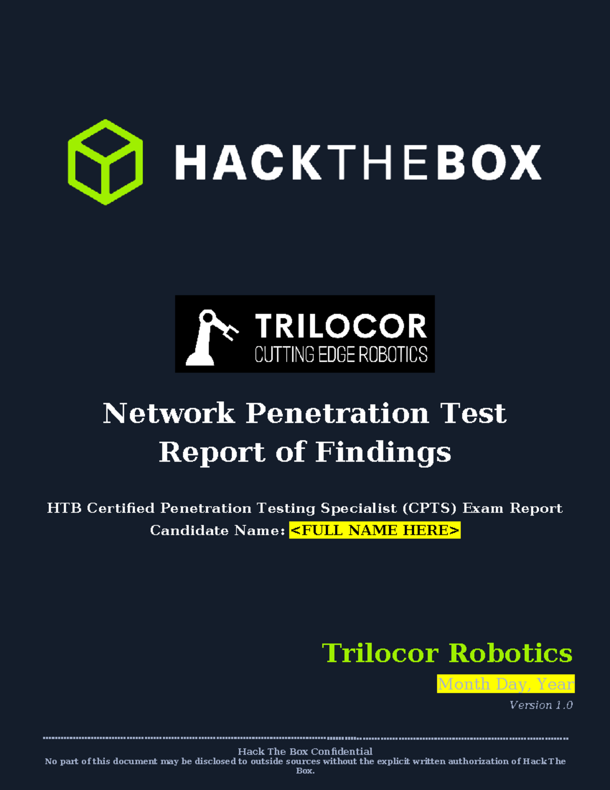 Network Penetration Test Findings Report - HTB CPTS Exam - Studocu
