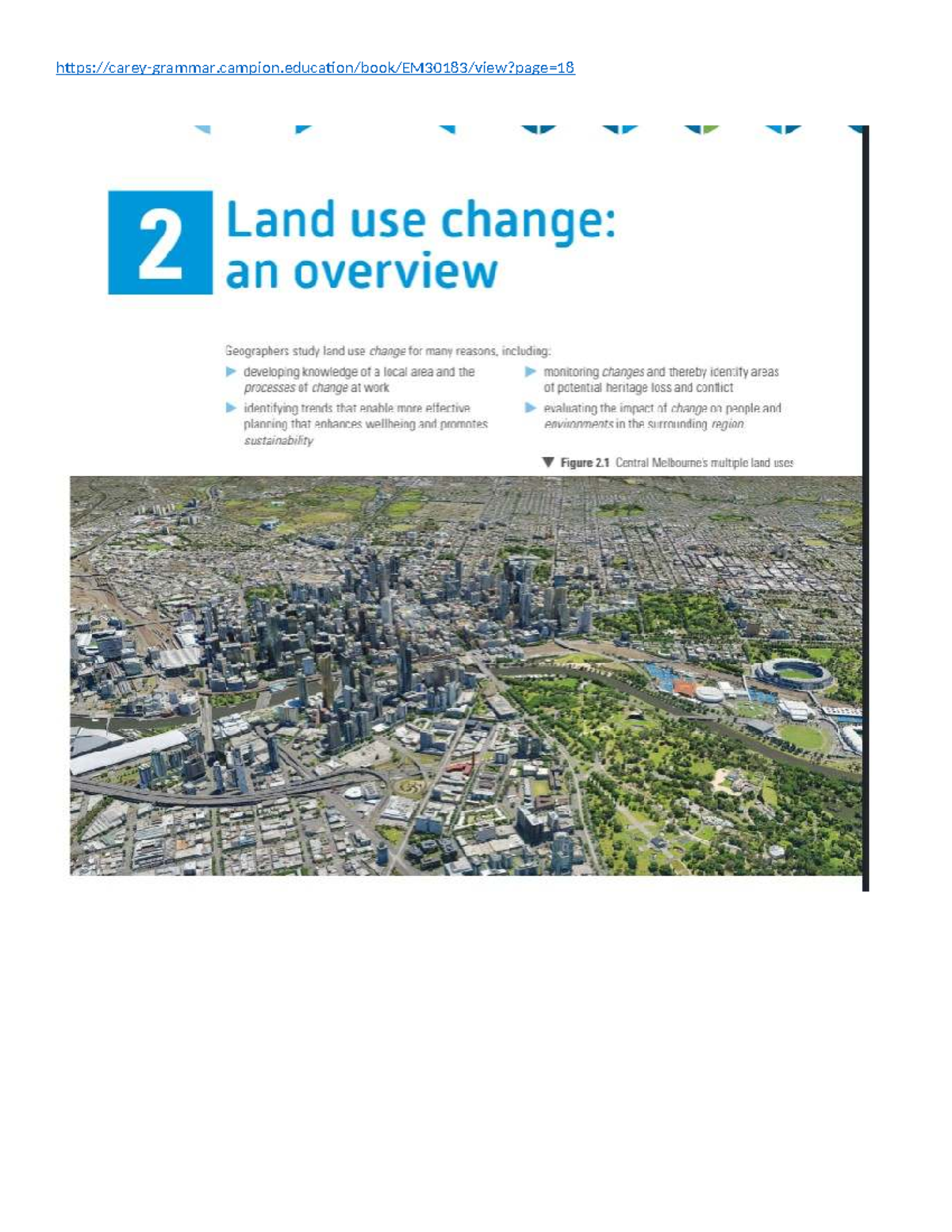 Chapter 2: Overview of Land Use Change and Its Impacts - Studocu
