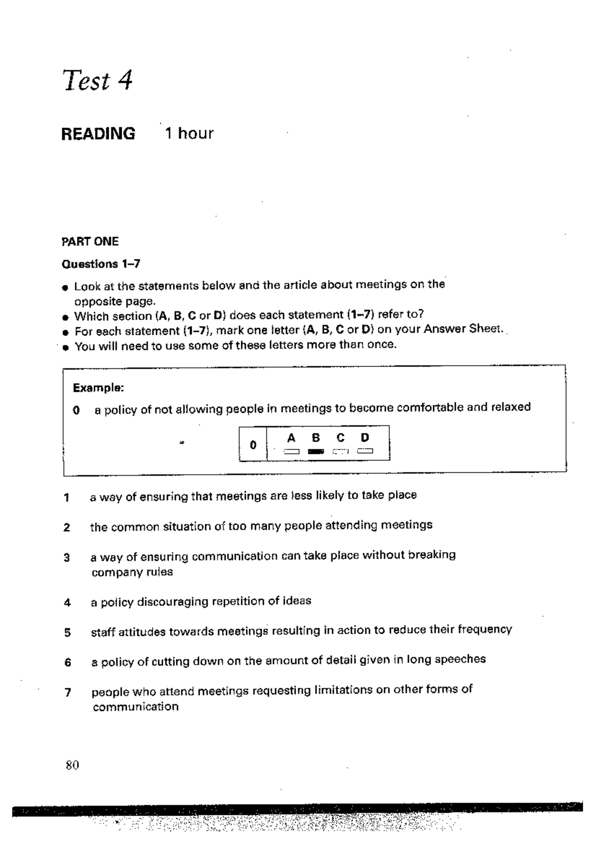 Test 4 - Reading Practice for BEC Exam Preparation - Studocu
