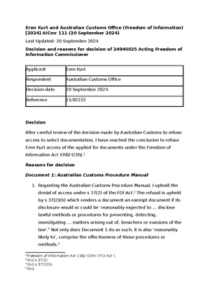 [Solved] Re Drake and Minister for Immigration and Multicultural and ...