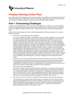 Psy110 v6 wk4 problem solving worksheet - PSY/110 v Problem-Solving ...