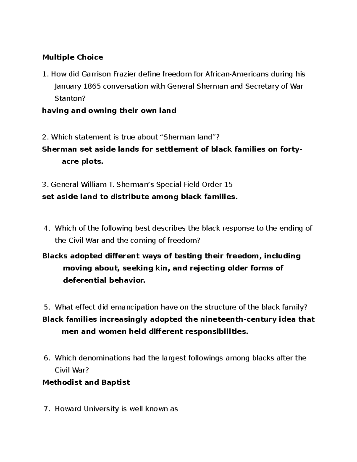 Ch 15 Study Guide - Key Concepts in Foner's Give Me Liberty! - Studocu