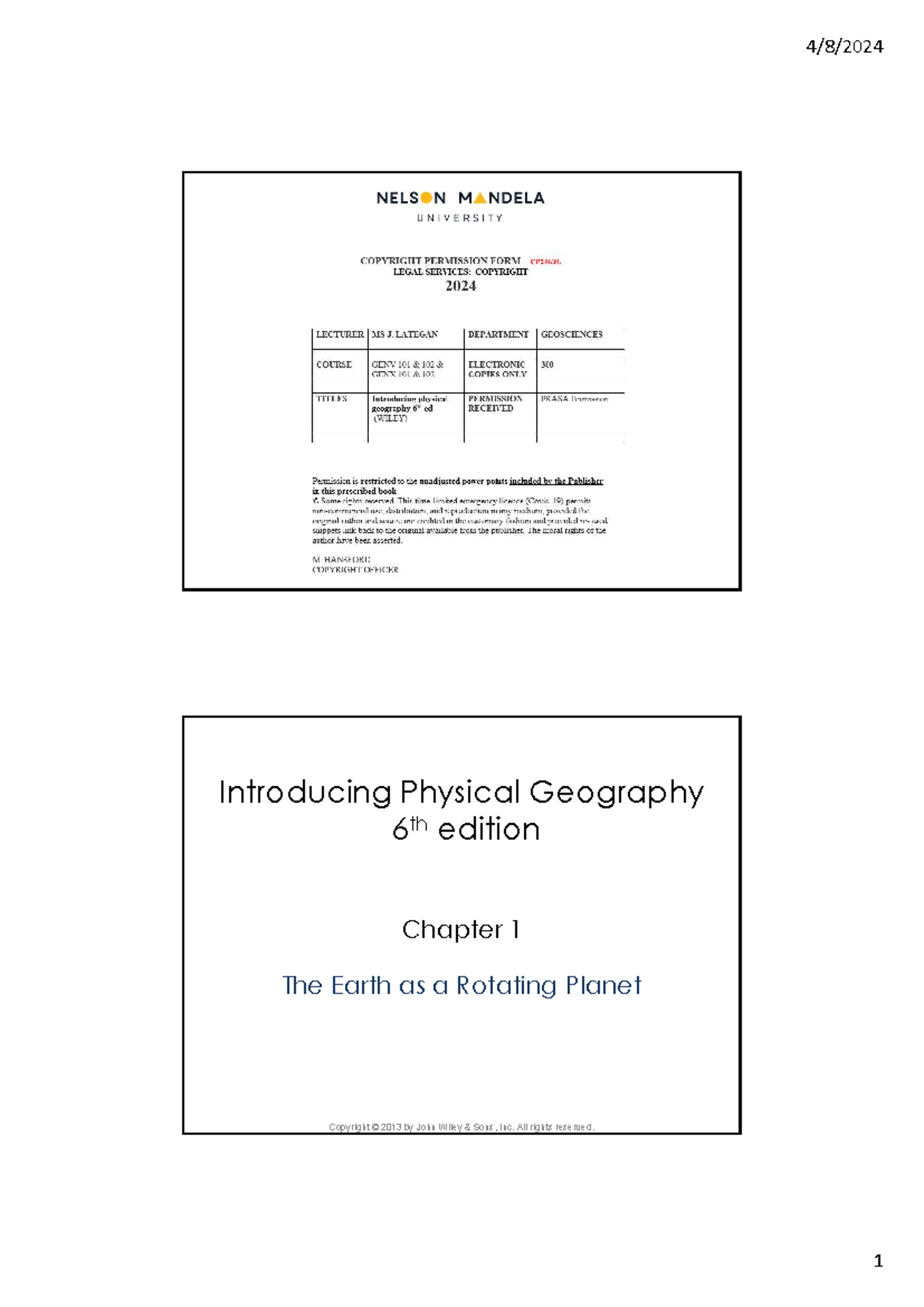 Geographic Concepts: Latitude, Longitude, and Map Projections (GEOG 101 ...