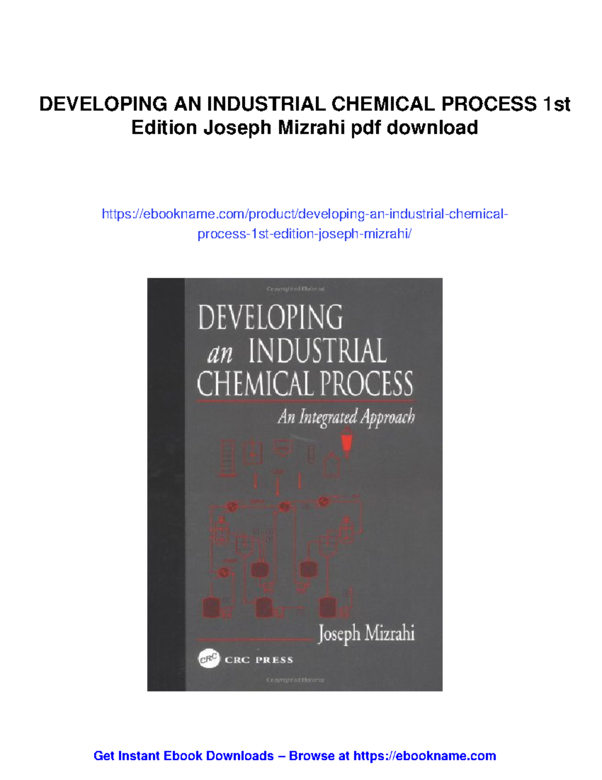 DEVELOPING AN INDUSTRIAL CHEMICAL PROCESS: A Comprehensive Guide - Studocu