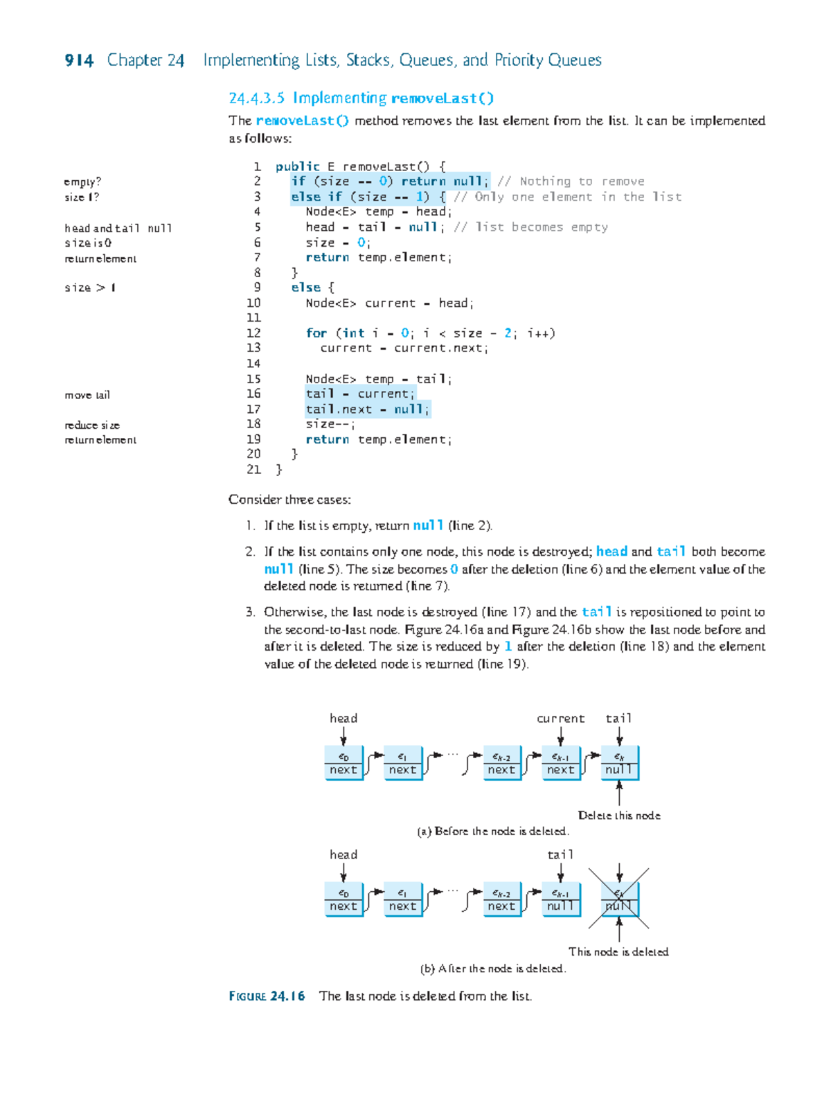 Introduction to Java Programming Notes - 914 Chapter 24 Implementing ...