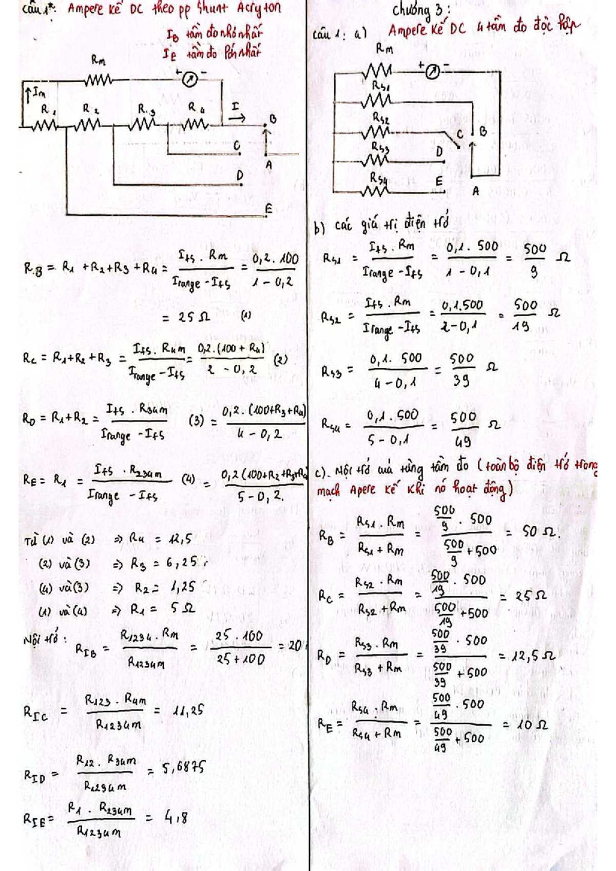 Ampere DC Theory & Voltage Measurement - IB Course Notes - Studocu