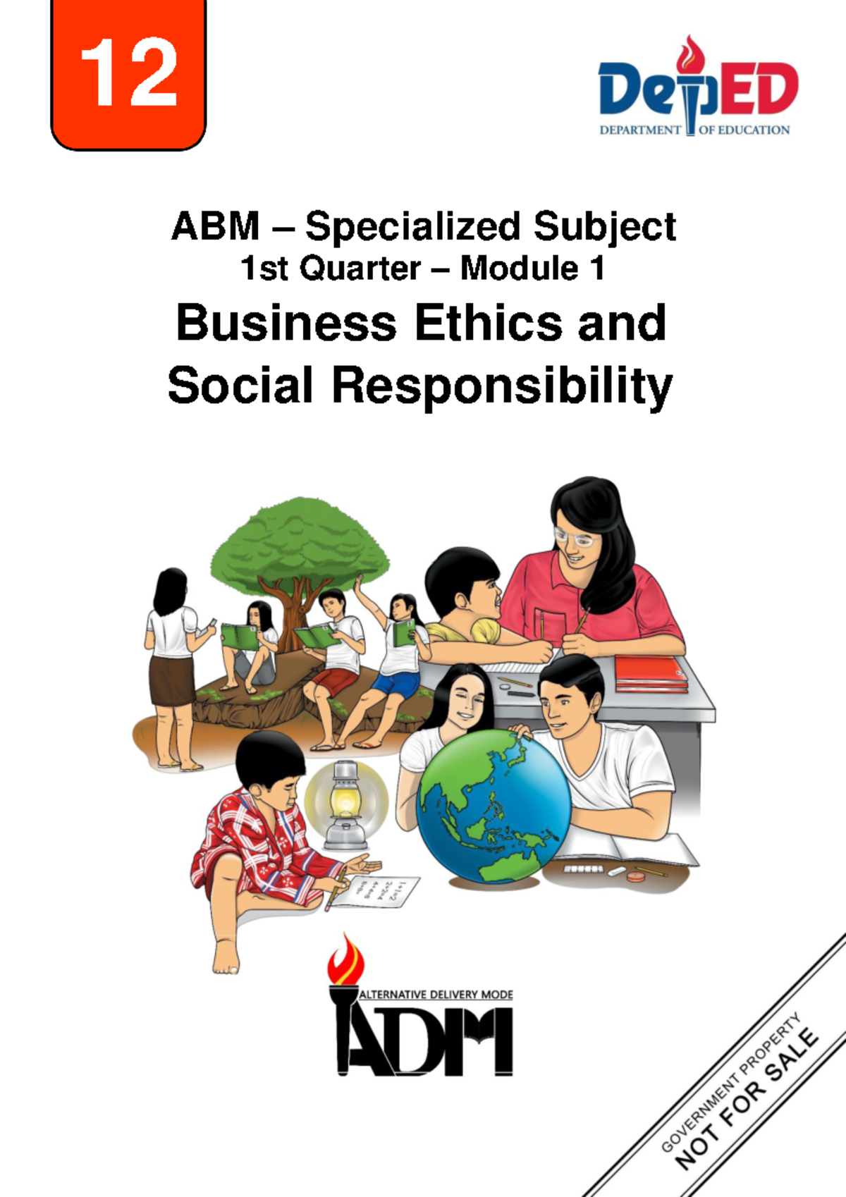 Business Ethics & Social Responsibility - Grade 12 Module 1 - Studocu