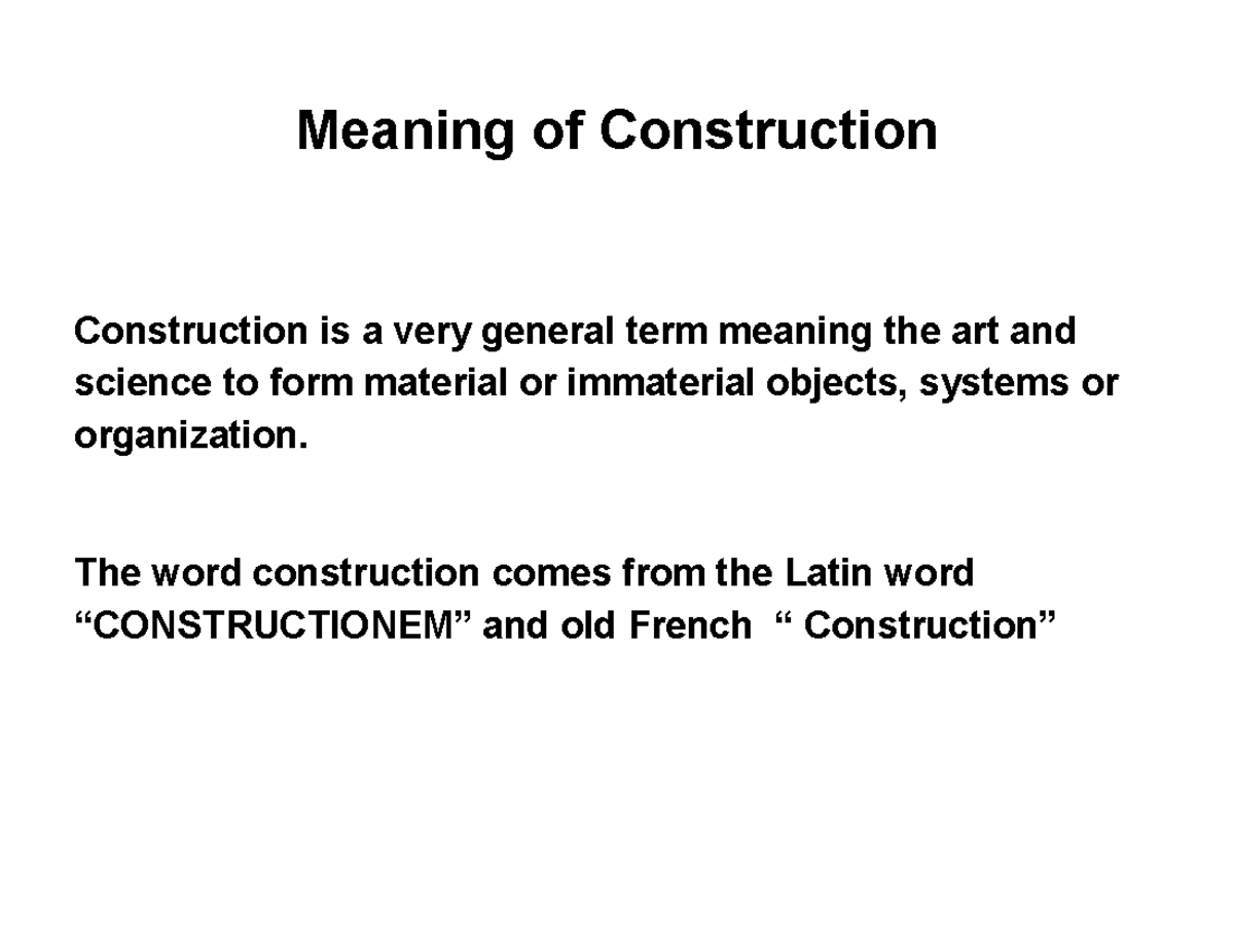 LEC06-CPM - LECTURES ON CONSTRUCTION PROJECT MANAGEMENT - Meaning of ...