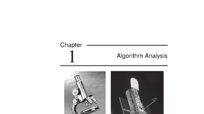 Algorithm Design and Applications: Chapter 1 - Algorithm Analysis - Studocu