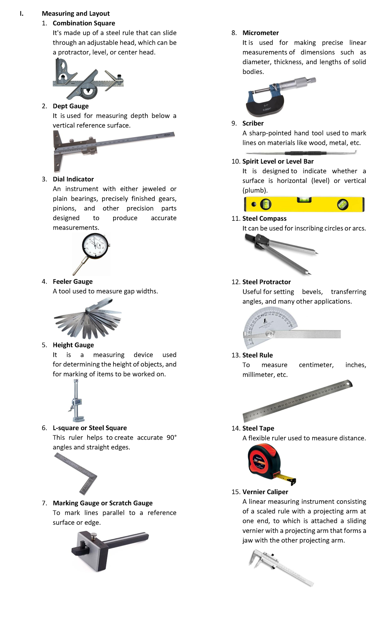 HAND Tools Summary: Essential Mechanical Instruments Overview - Studocu