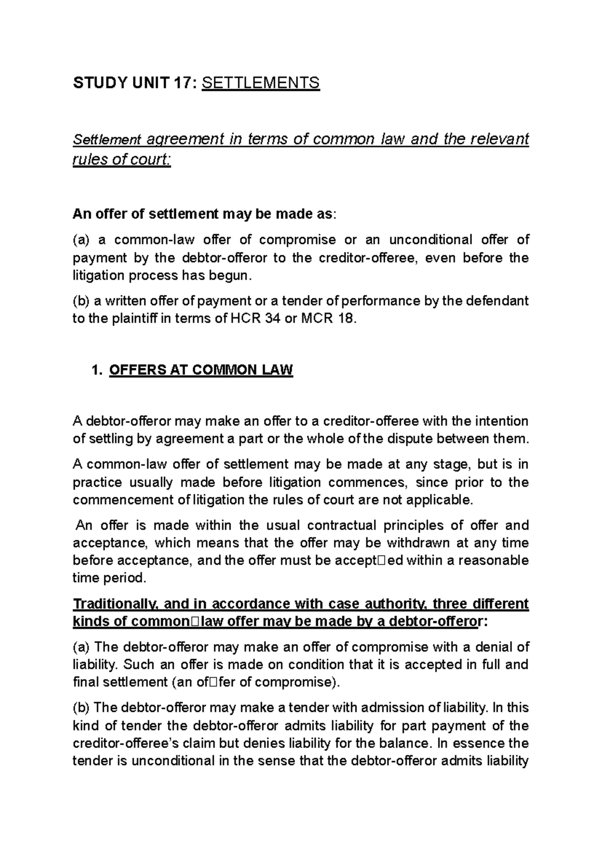 376-Study Unit 8: Ex Parte Application Procedures and Guidelines - Studocu