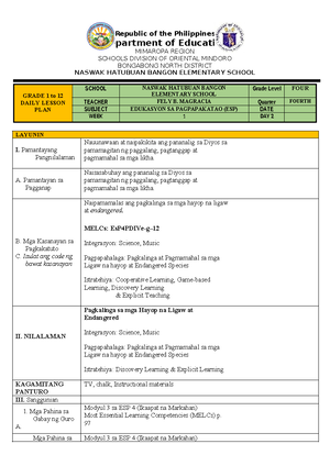 Memo selg - How to conduct Selg - Department of Education Region XII ...