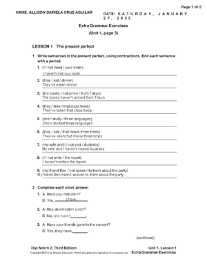 UNIT 04 Extra Gram Exercises - NAME: _________________________ DATE ...