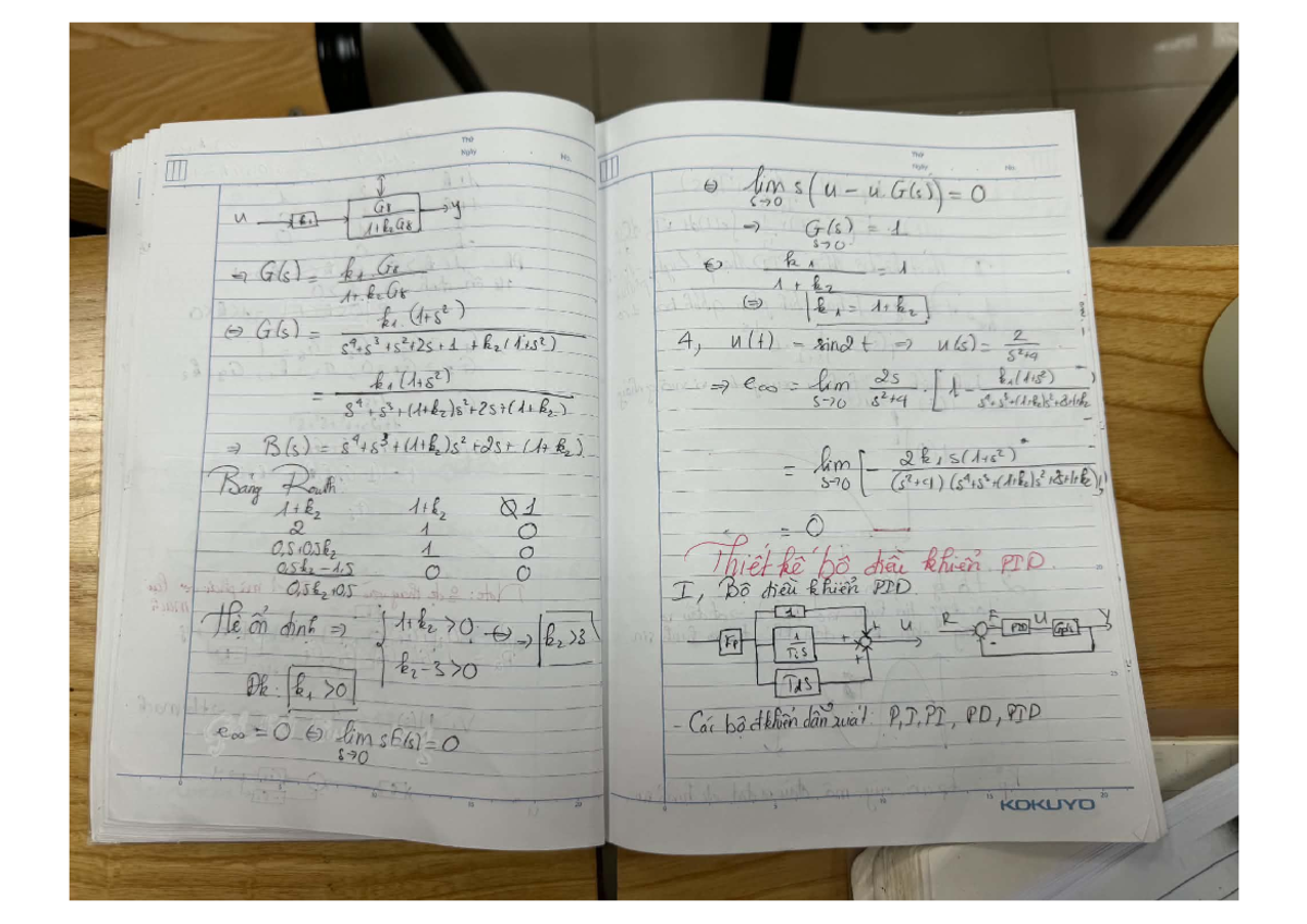 Control System Analysis and Design Notes (ENGR 101) - Studocu