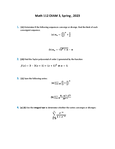 MATH 112 - Calculus II - Studocu