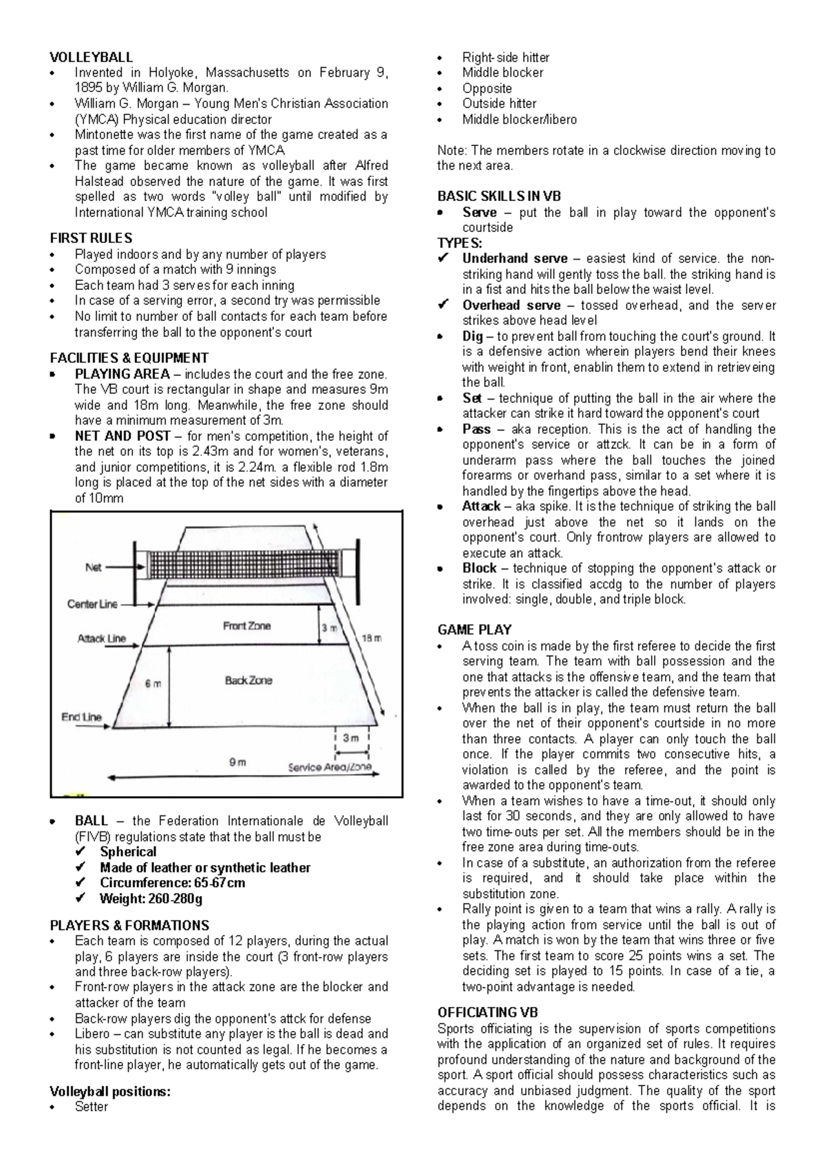 Volleyball Overview and Rules: Every Aspect Explained for Students ...