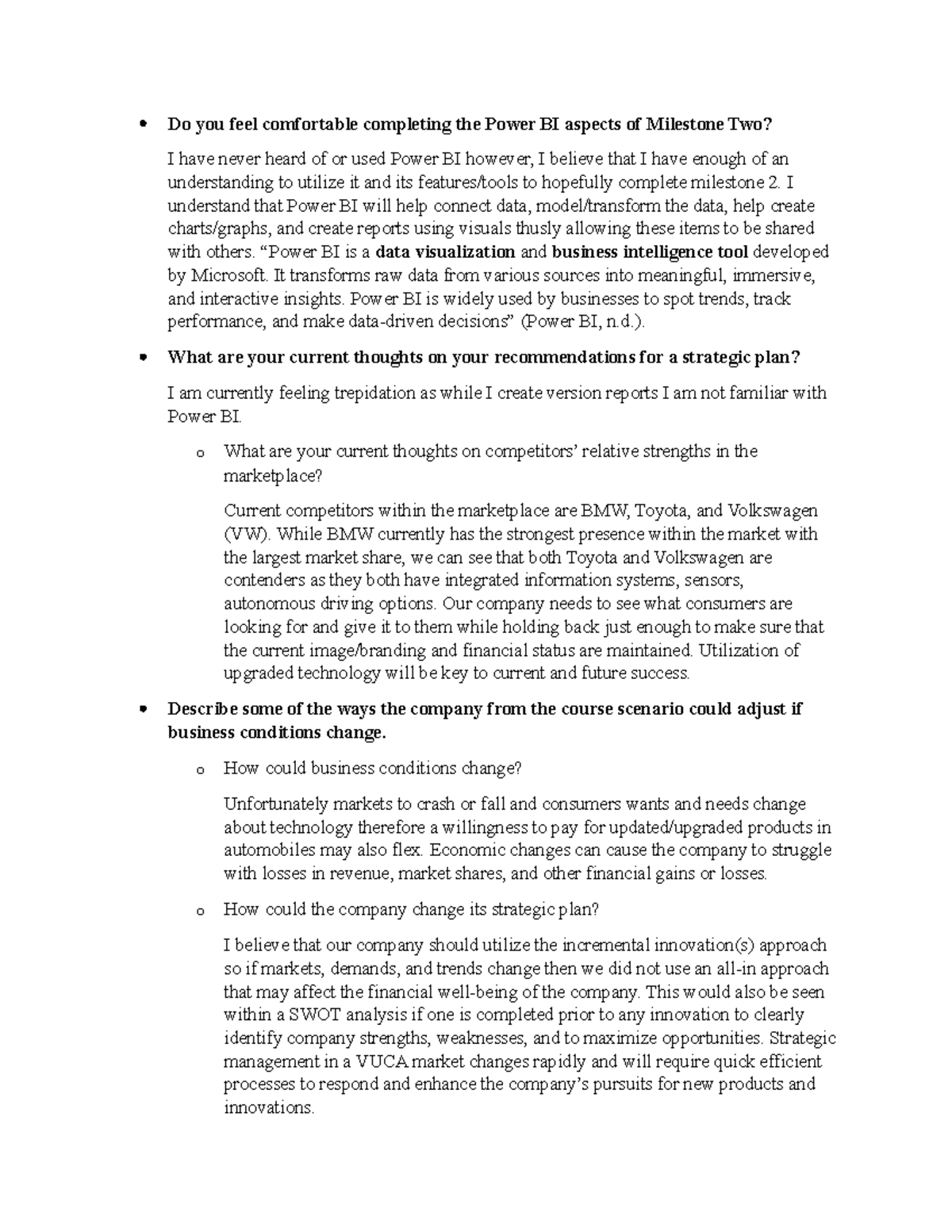 4-3 Weekly Assignment: Insights on Power BI & Strategic Recommendations ...