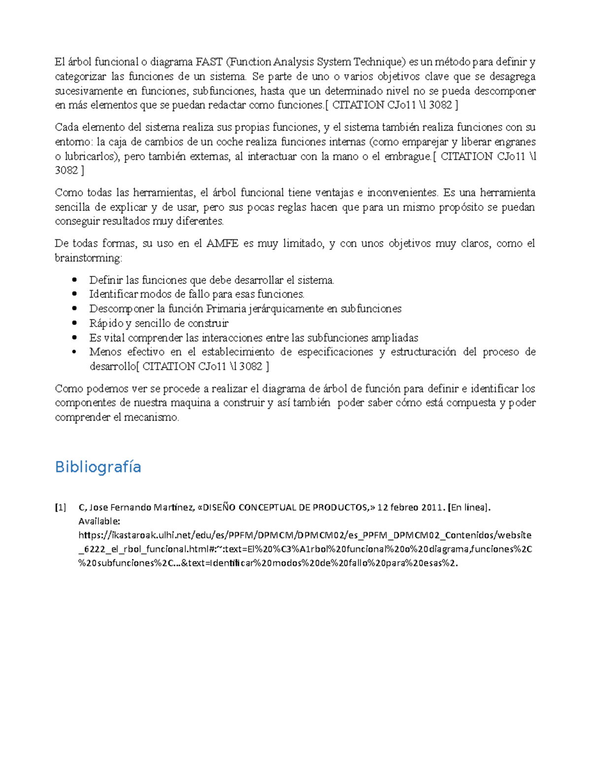 Diagrama FAST: Análisis de Funciones en Sistemas y su Aplicación - Studocu