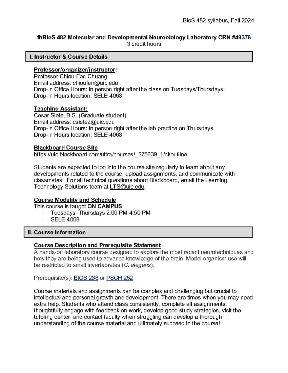 BioS 482 Fall 2024 Lab Guide to Molecular Neurobiology - Studocu