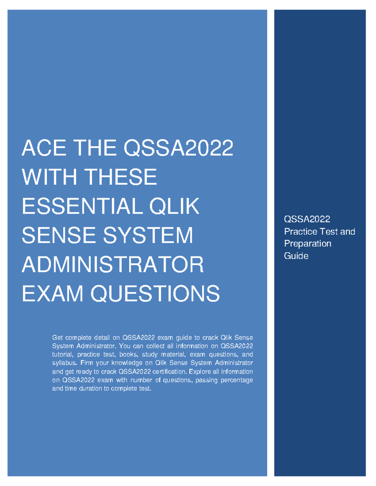 Ace the QSSA2022 with These Essential Qlik Sense System Administrator ...