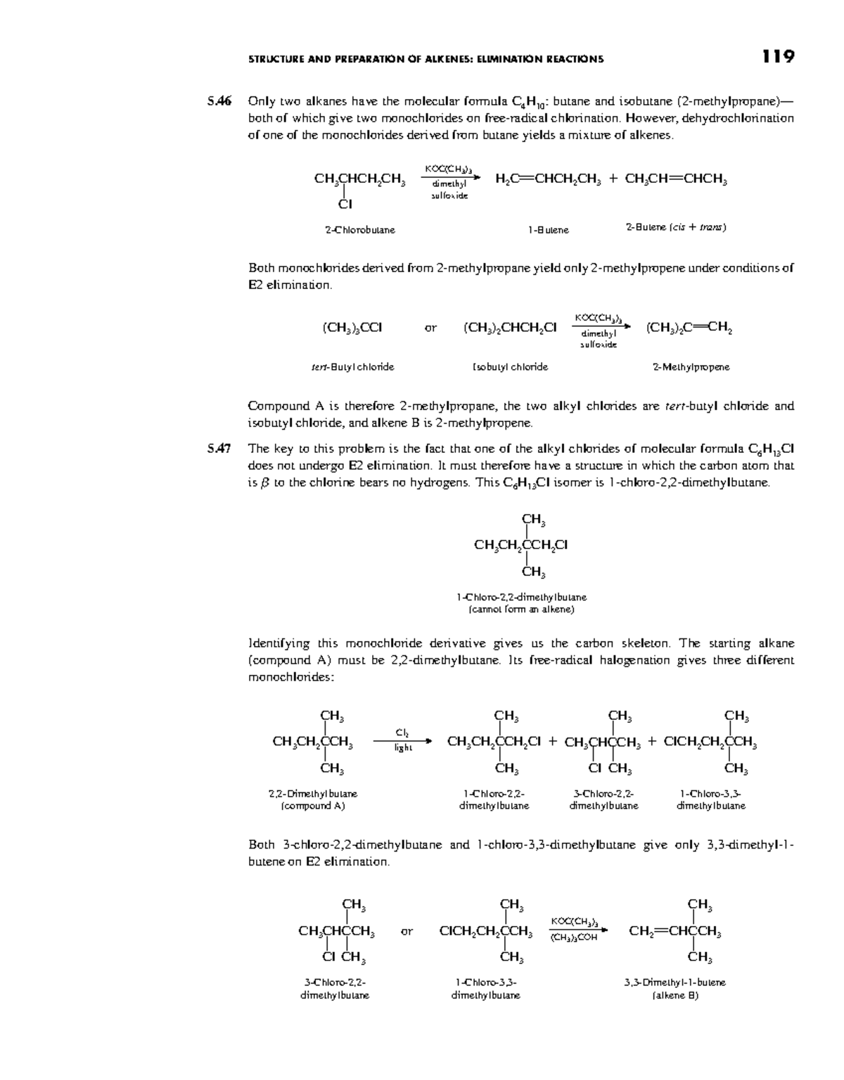 119 Organic Chemistry: Structure & Prep of Alkenes (Elimination ...