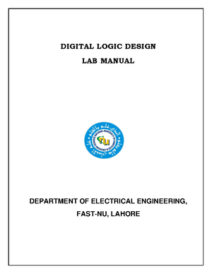 Lab1-manual - lab 1 - Lab 01 Implementation of Basic Logic Gates ...