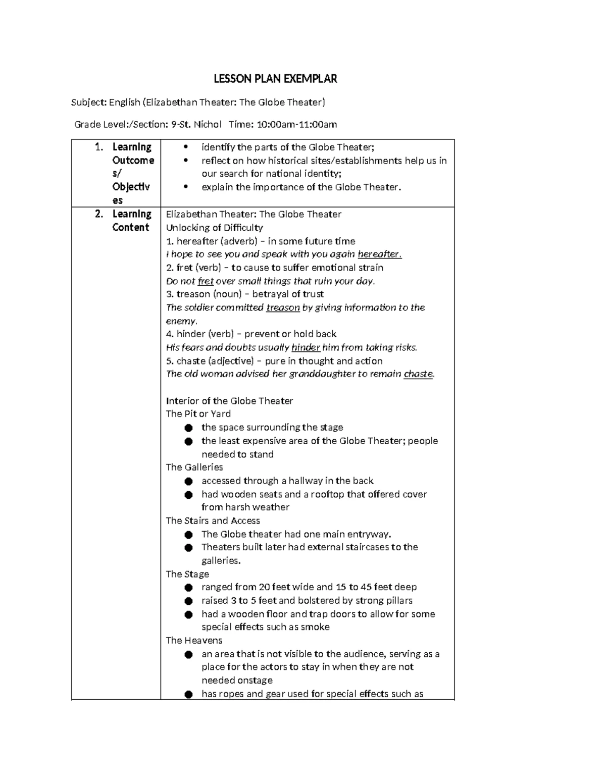 BSED & BEED Teaching Internship Narrative Report at Virgin of Carmel ...