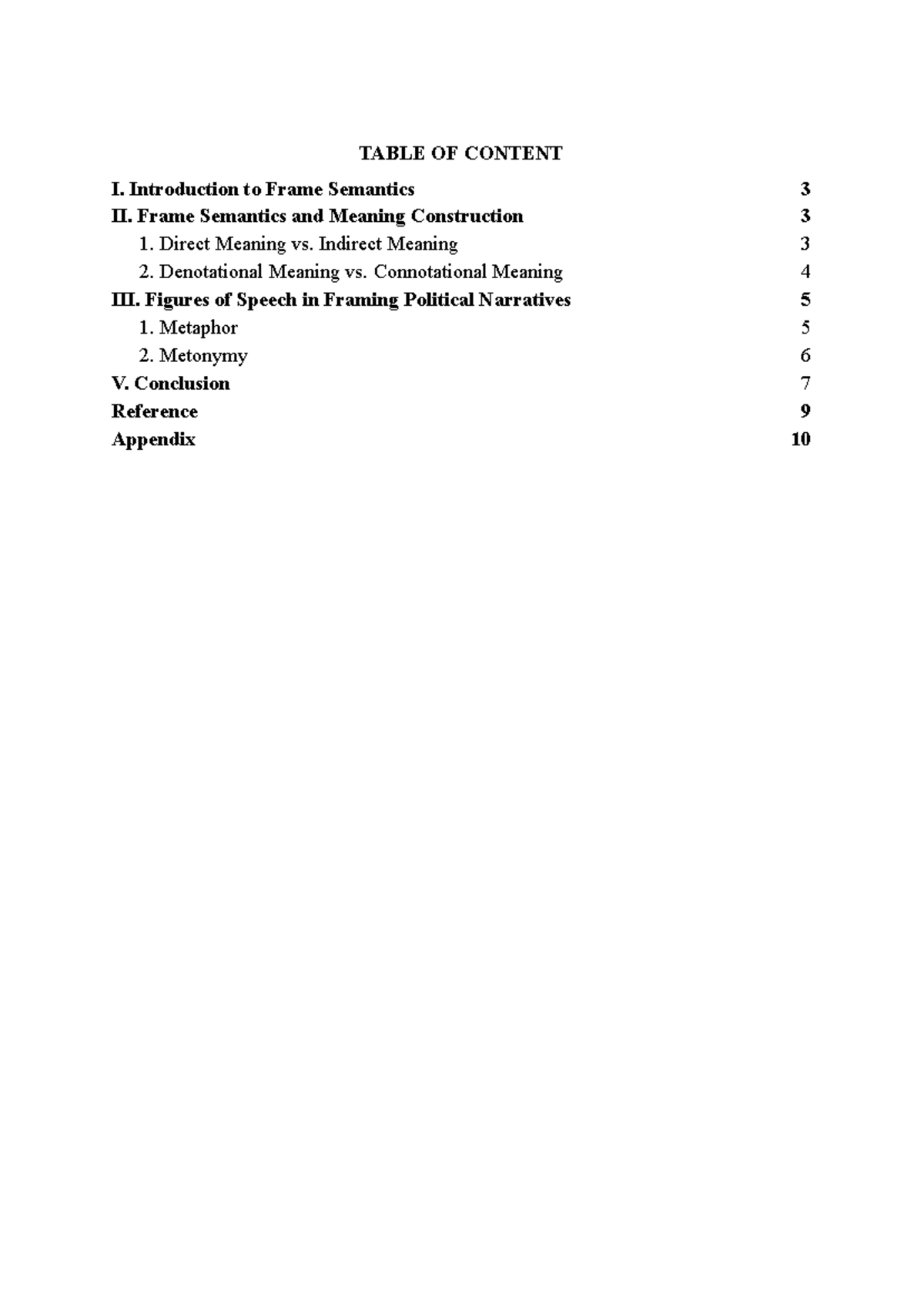 Frame Semantics in Political Discourse: Analyzing Meaning and Metaphor ...
