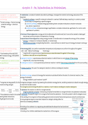 Midterm 1 Study Guide - BILD 1 Midterm 1 INTRODUCTION Biology: study of ...