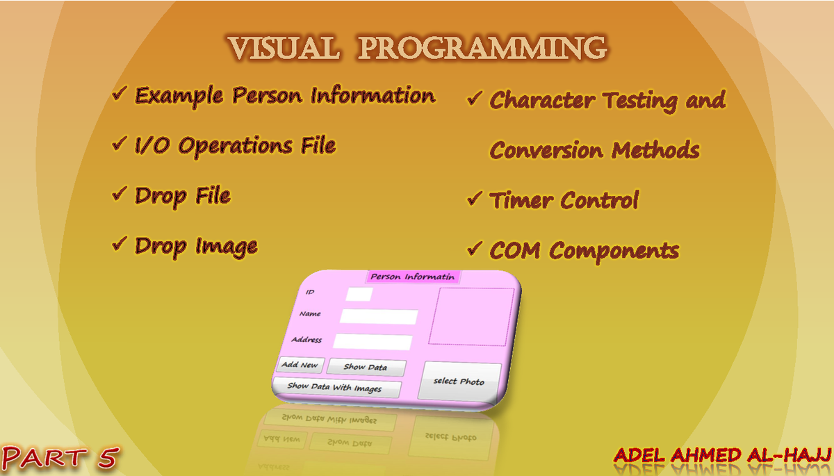 Visual Programming Lecture 5: Key Examples & Concepts - Studocu