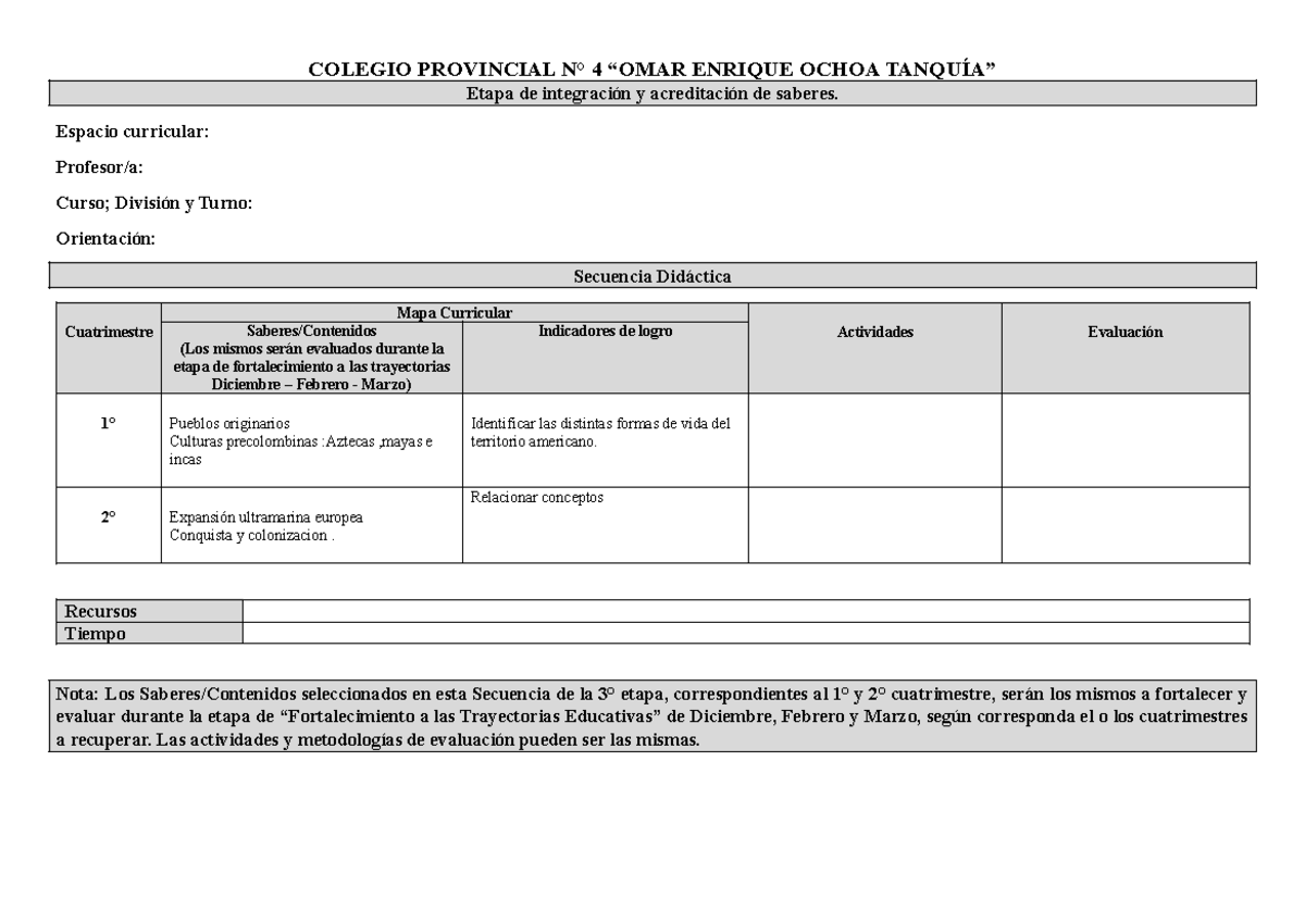 COLEGIO PROVINCIAL 4 ENRIQUE OCHOA: Historia y Culturas Precolombinas ...