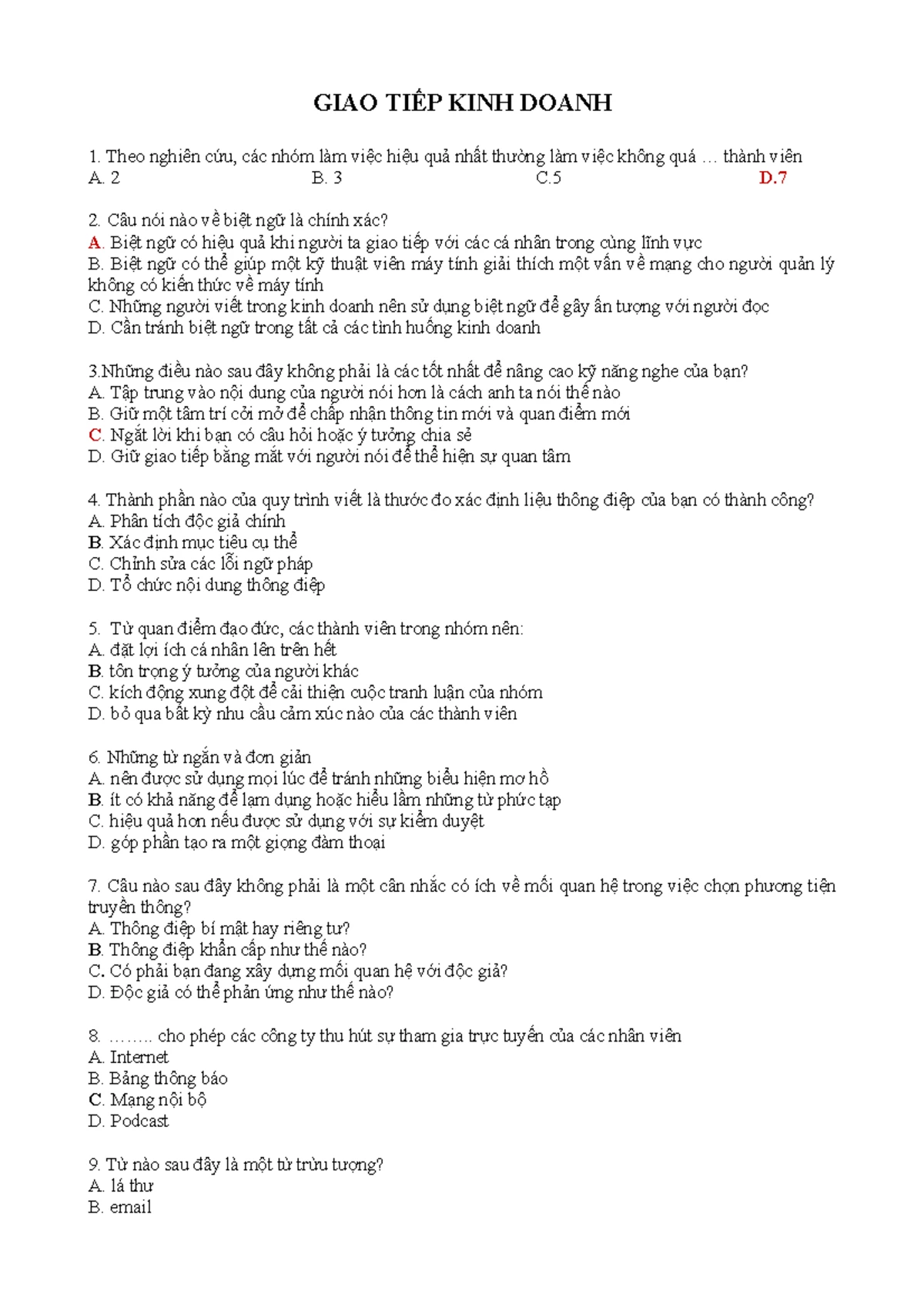 Giáo trình Đàm phán - MỤC LỤC CHƯƠNG 1 ĐÀM PHÁN TRONG KINH DOANH 1 TỔNG QUAN VỀ ĐÀM PHÁN 1.1 ...