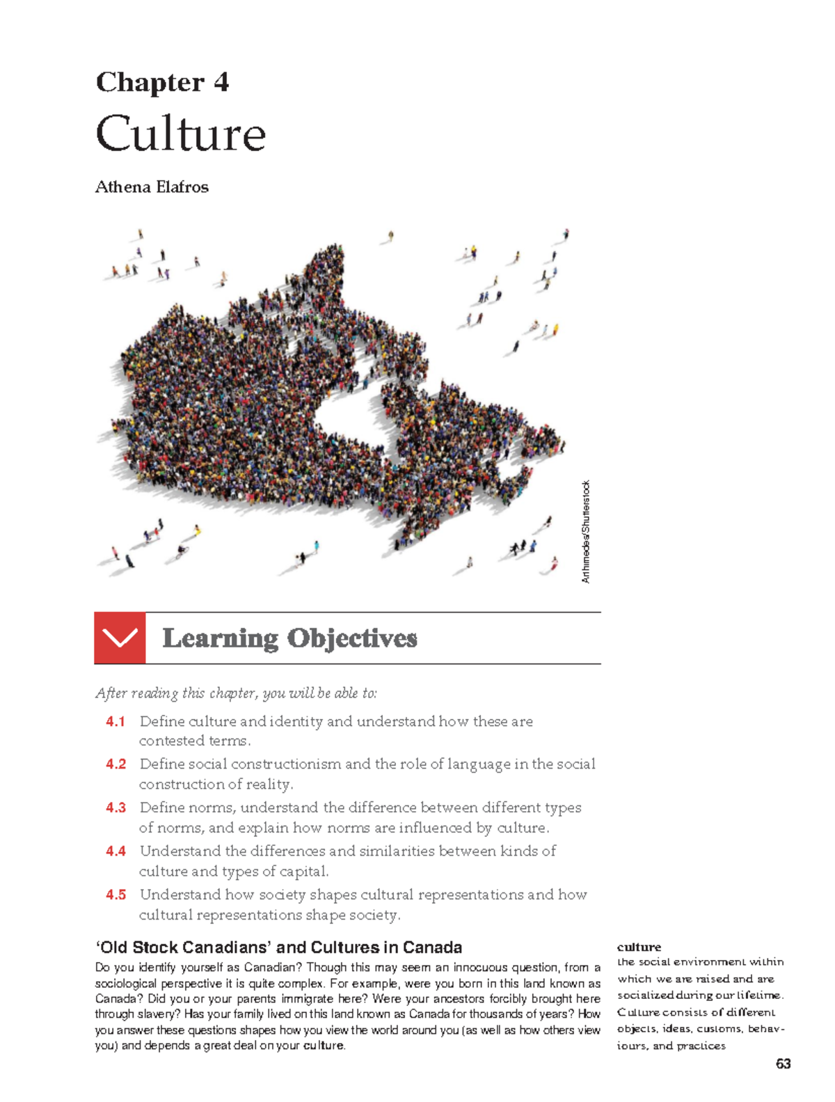 Chapter 4: Exploring Cultures in Canada - Identity and Representation ...