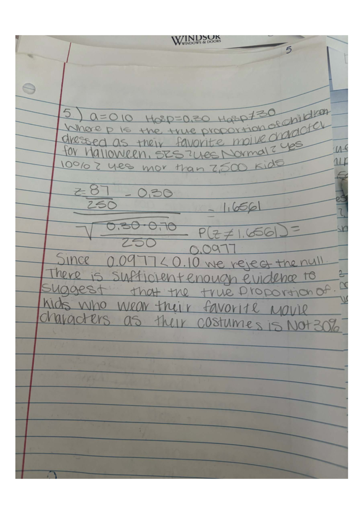 7.4 HW - Proportion Analysis of Kids' Halloween Costumes - Studocu