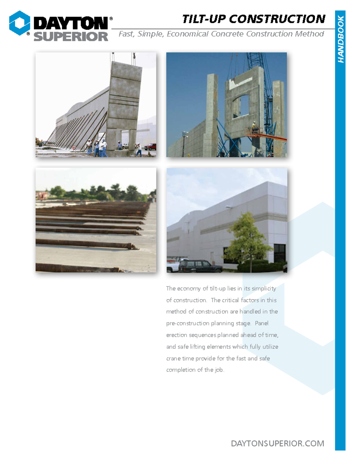 TILT-UP CONSTRUCTION Techniques and Guidelines for Efficient Build ...