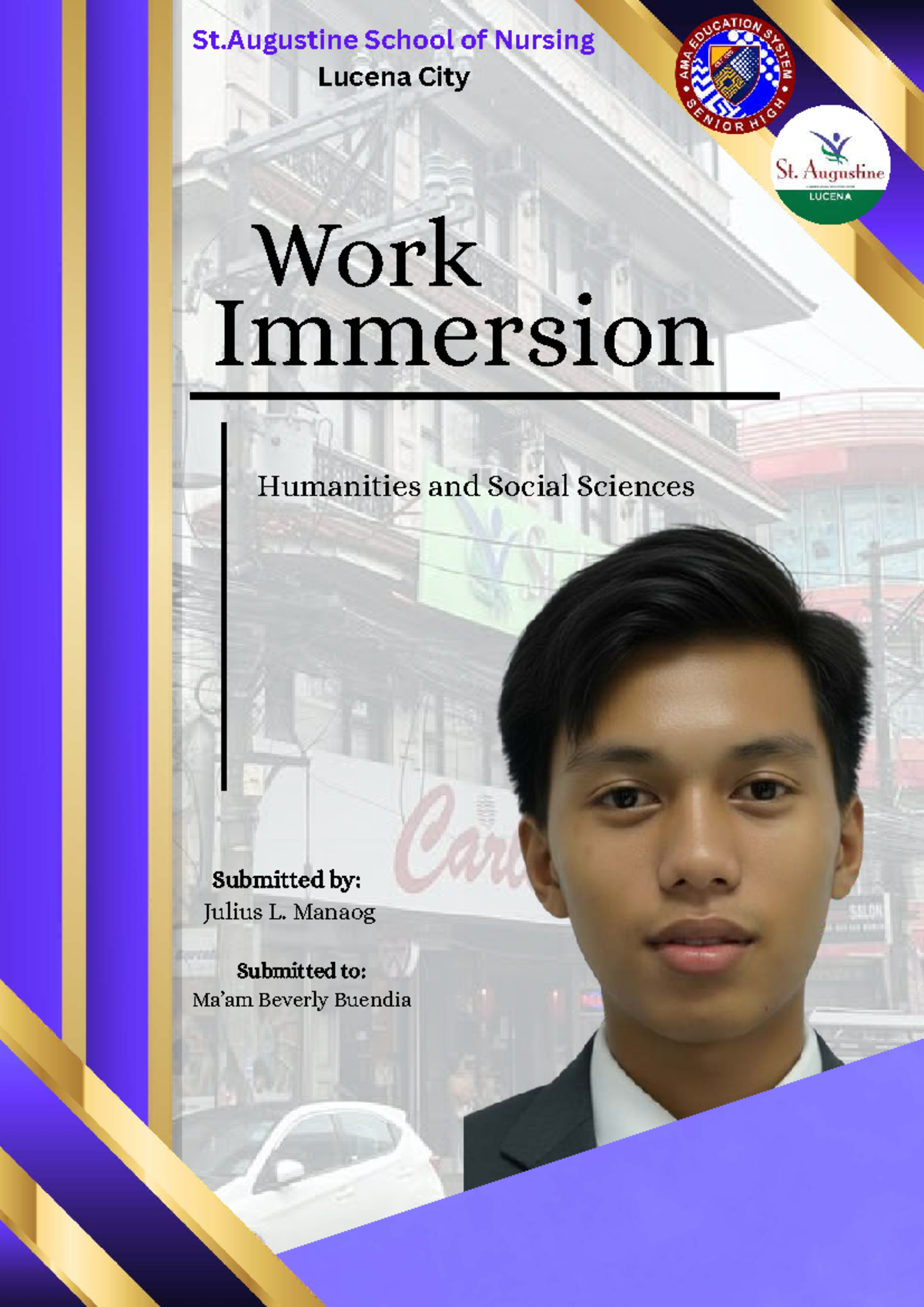 Work Immersion Journal: ABE International Business College - Studocu