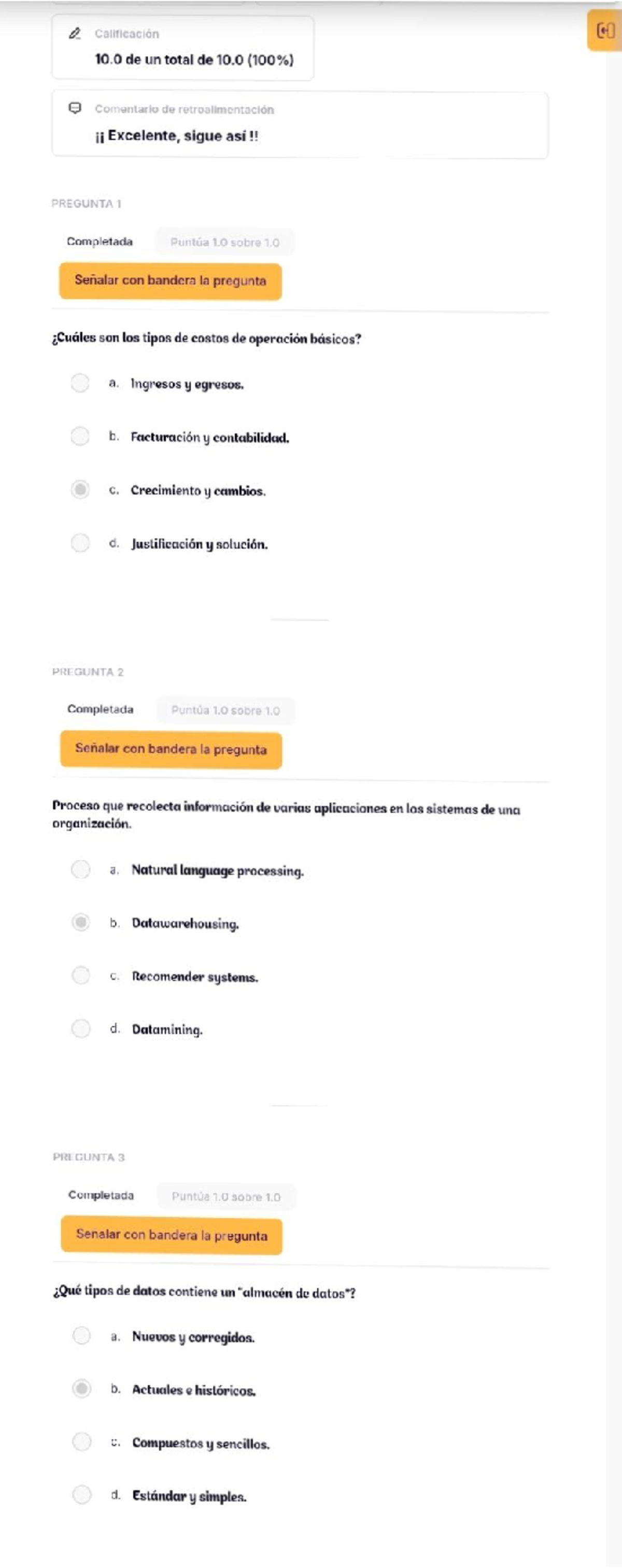 Examen Final Tecnologías de Información 3: Preguntas y Respuestas - Studocu