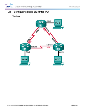 6_Lab_Basic Router Configuration.pdf (Networking) - Lab 1.5: Basic ...