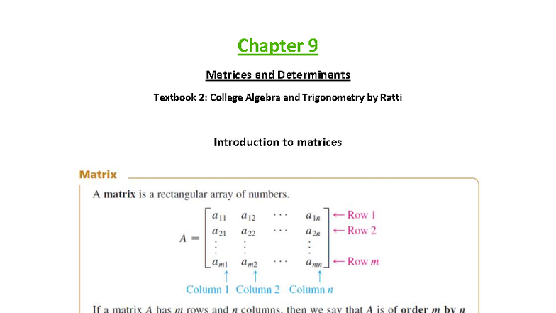 Matrices part 1 - ysno nono nono nono nono nono no - German Language ...