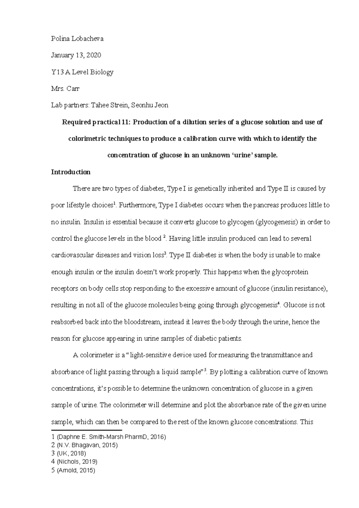 Practical 11 - A-Level Biology coursework - Polina Lobacheva January 13 ...