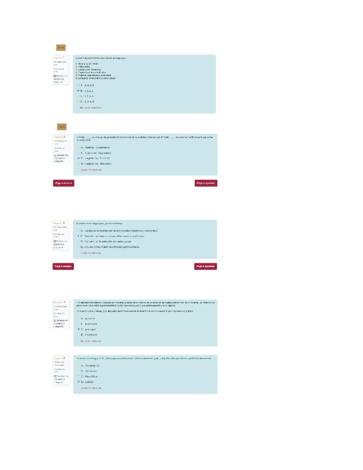 Respuestas Evaluación Final: Introducción a la Admon Pública (ADMON 101) - Studocu