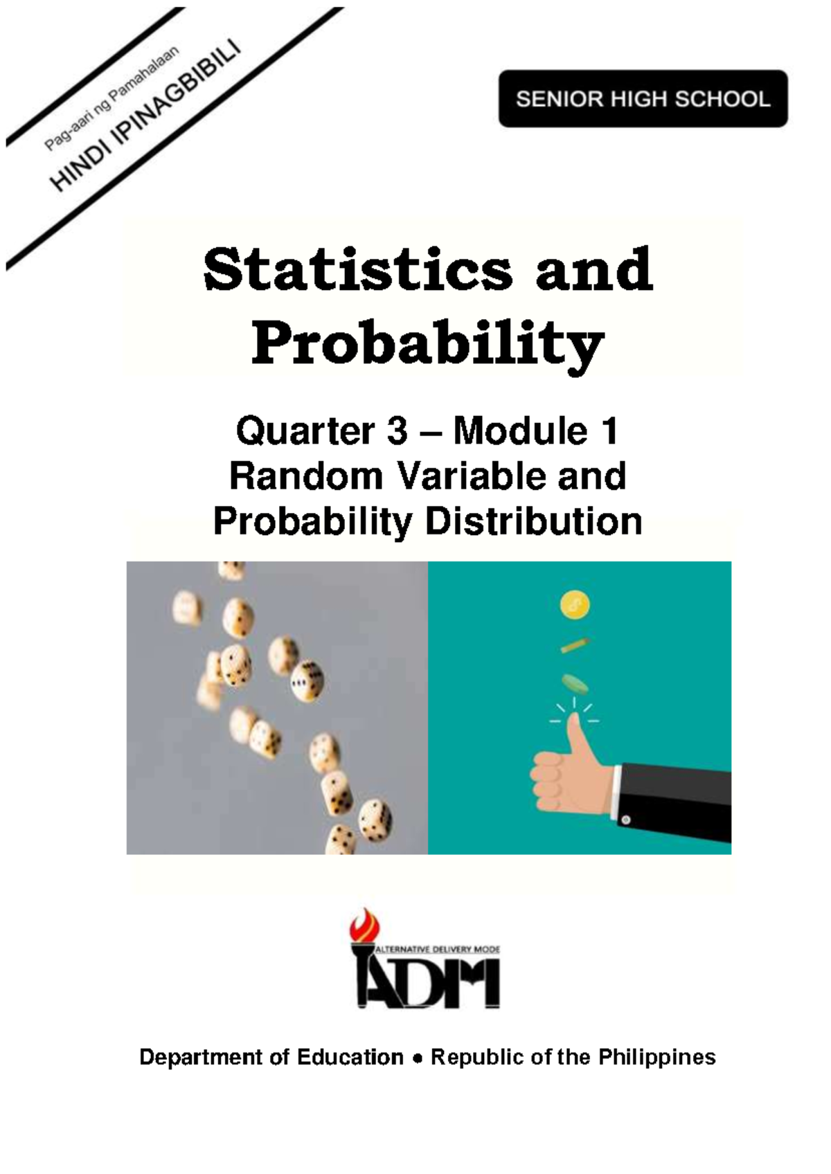 Stat Prob 11 Q3 Mod1 - FOR ALL THE STUDENT'S - Statistics and ...