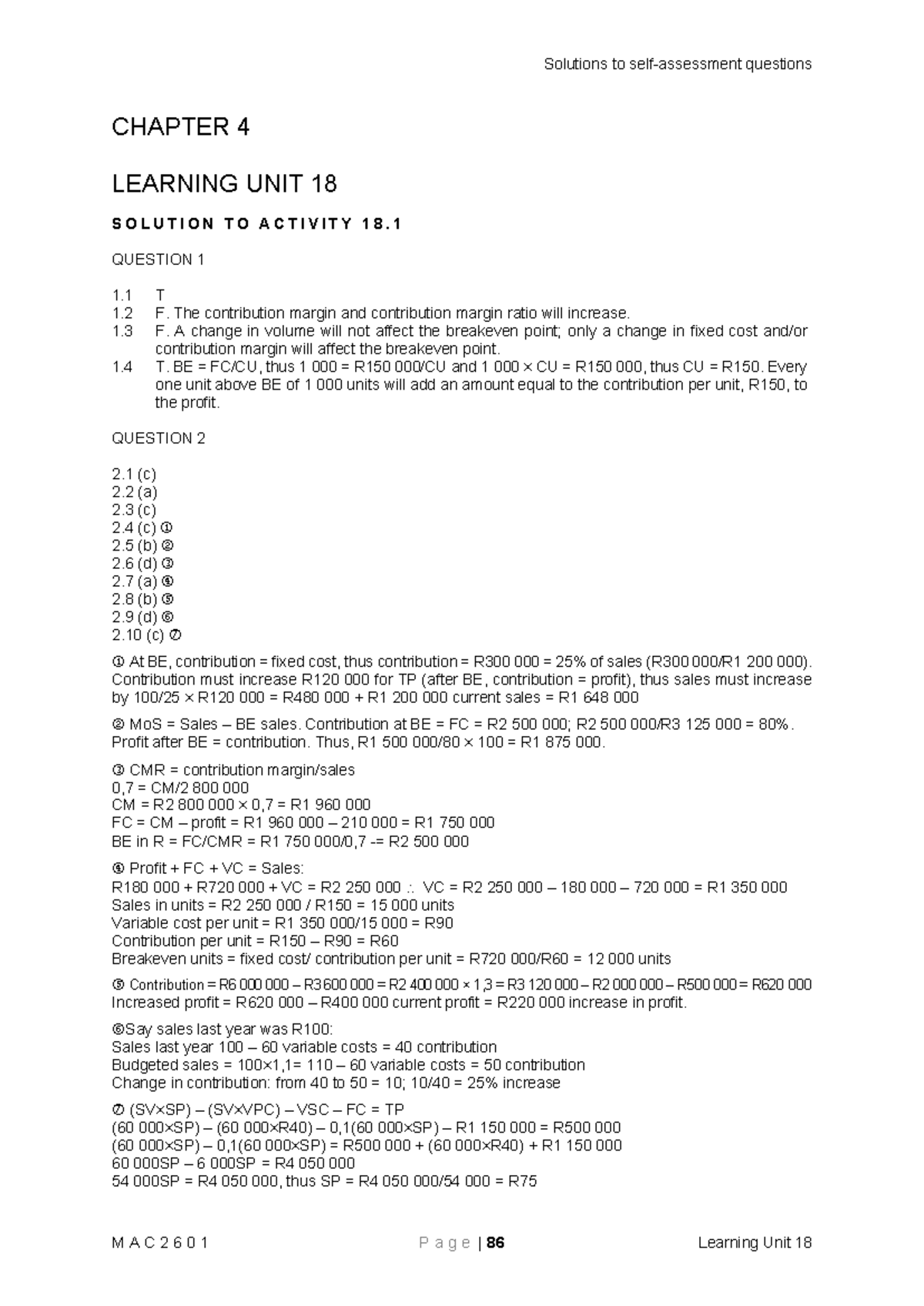 MAC2601 Learning UNIT 18 Solution - CHAPTER 4 LEARNING UNIT 18 SOLUTION ...