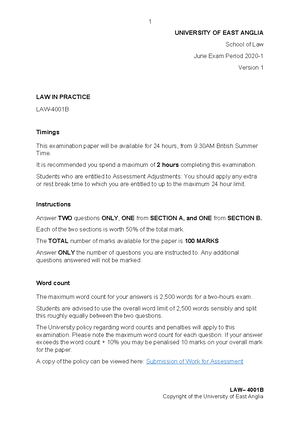 Law Model answers - My Revision Notes: AQA A-level Law Exam Practice ...