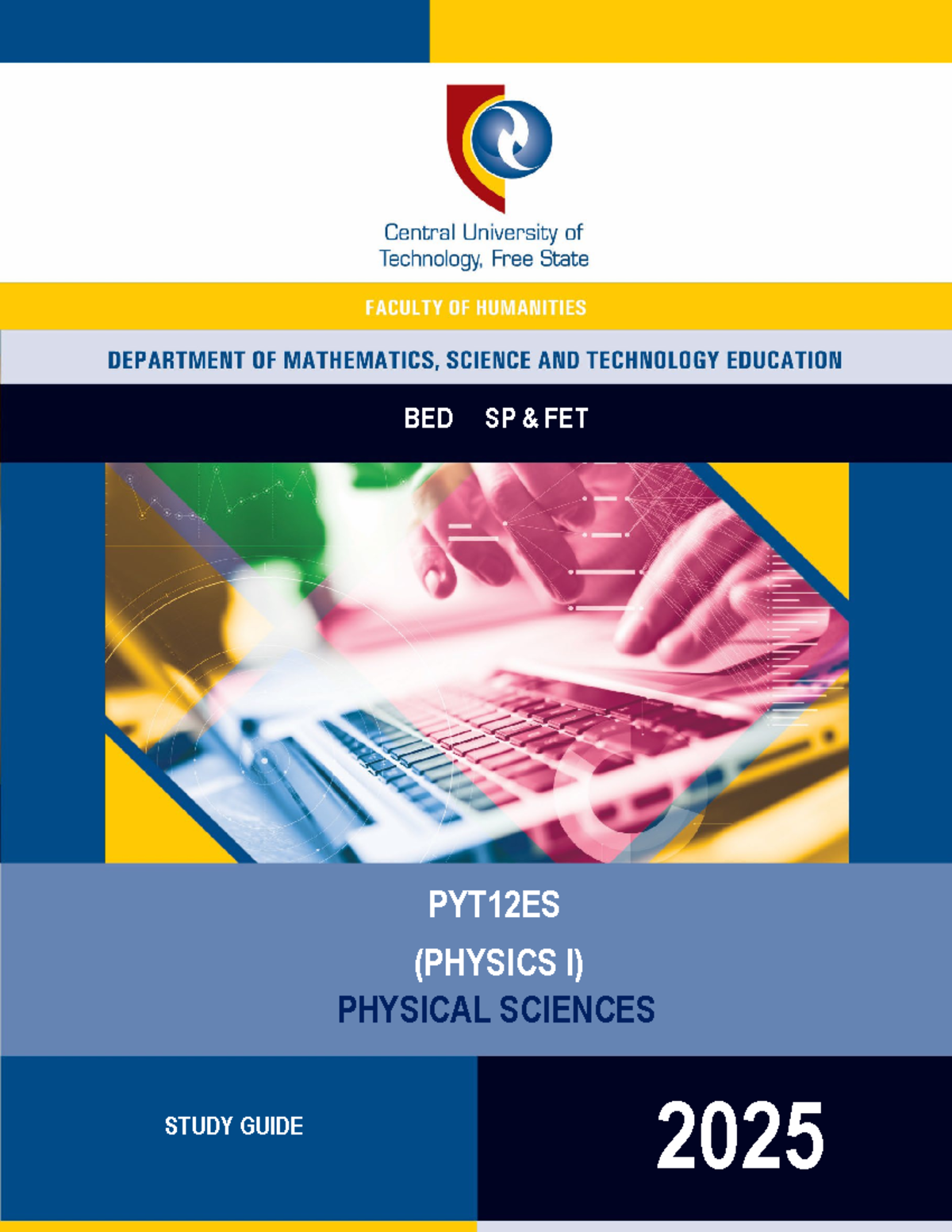 Study Guide PYT12ES: Physics I Overview and Learning Outcomes 2025 ...