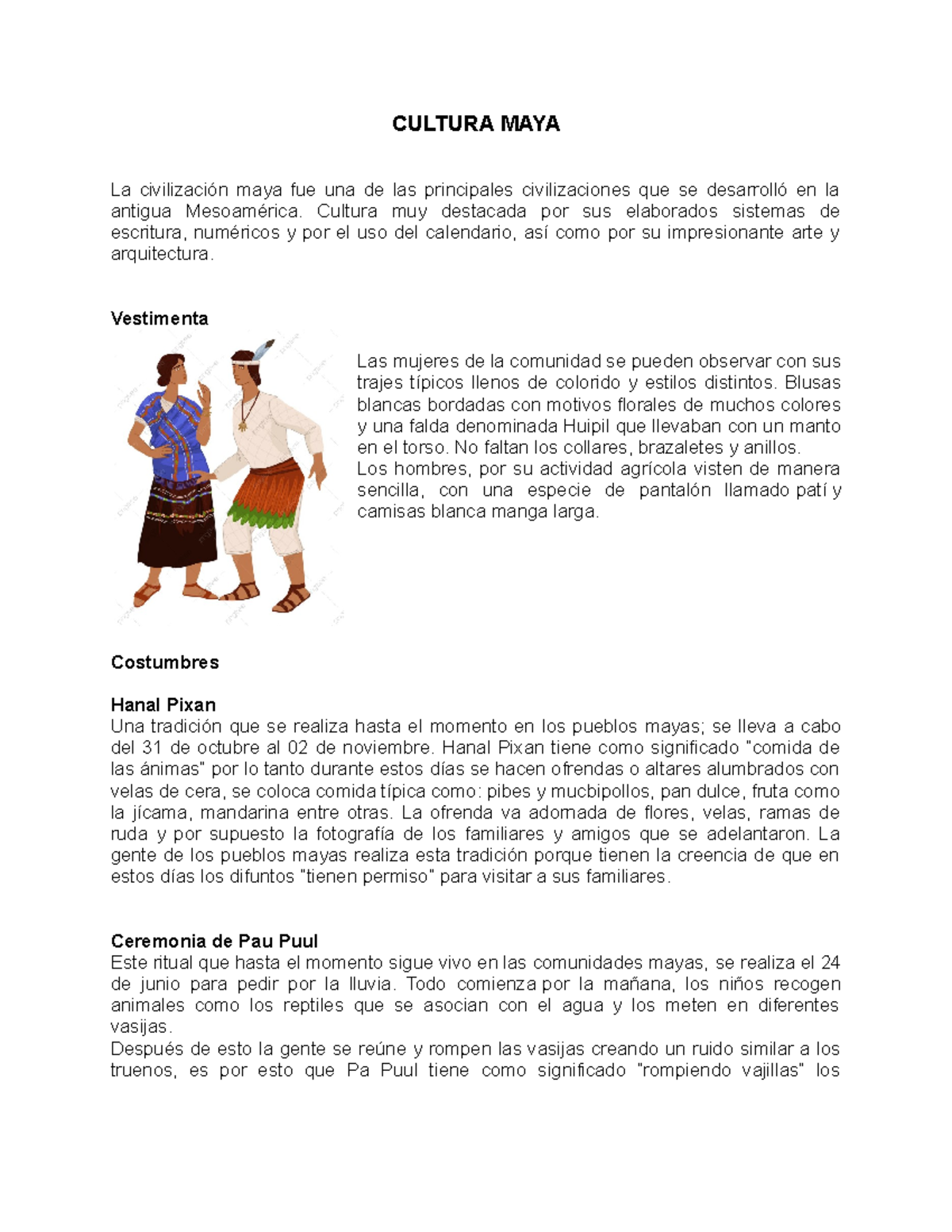Las Cuatro Culturas de Guatemala: Maya, Xinca, Garífuna y Más - Studocu