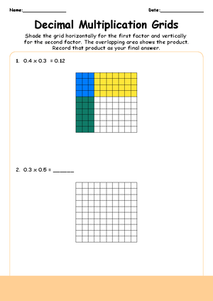 Rounding Decimals - 5th Grade Worksheet - Name: Date: Rounding Decimals ...