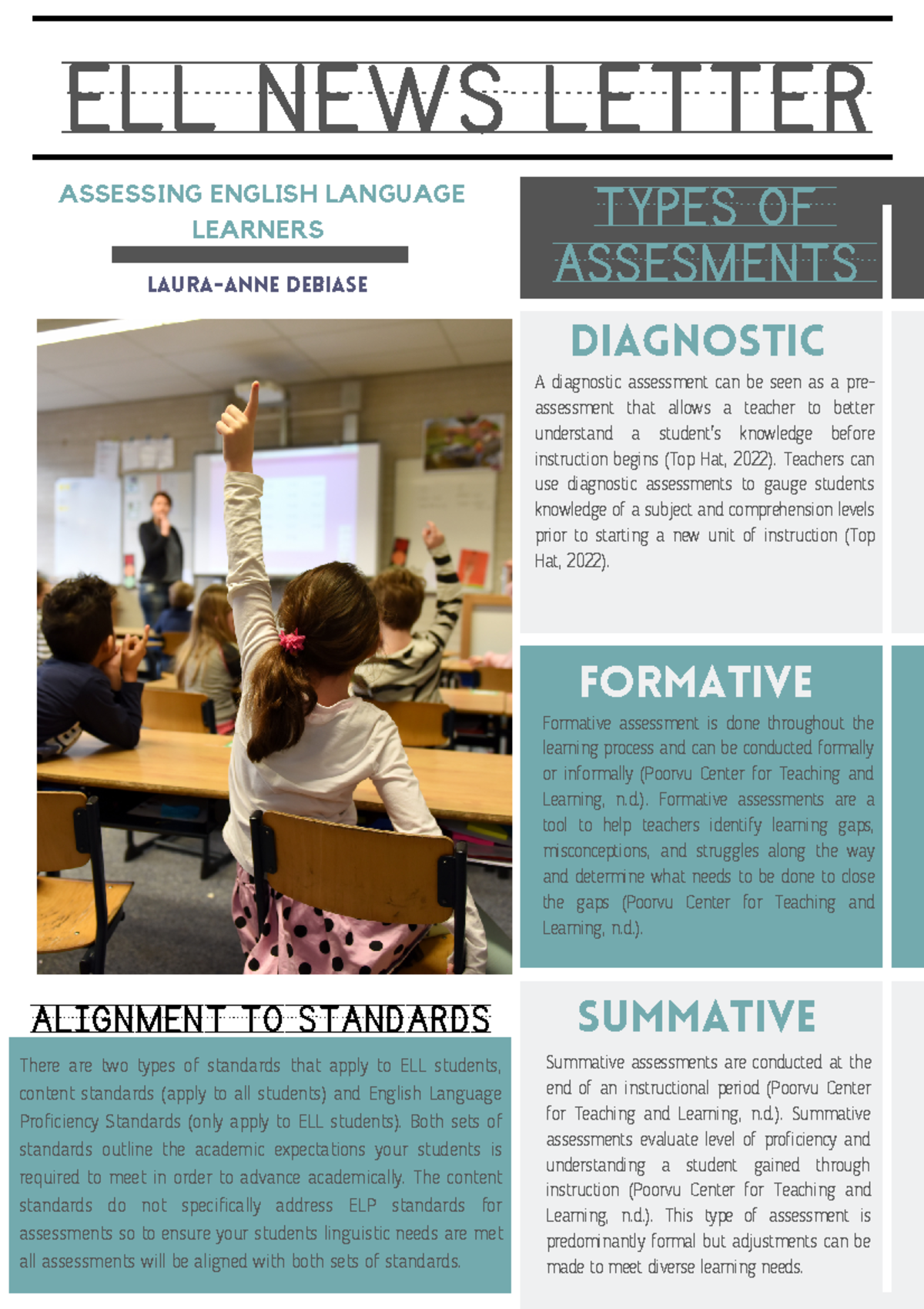 Assessing ELL Student Assessments: Types & Accommodations - Studocu