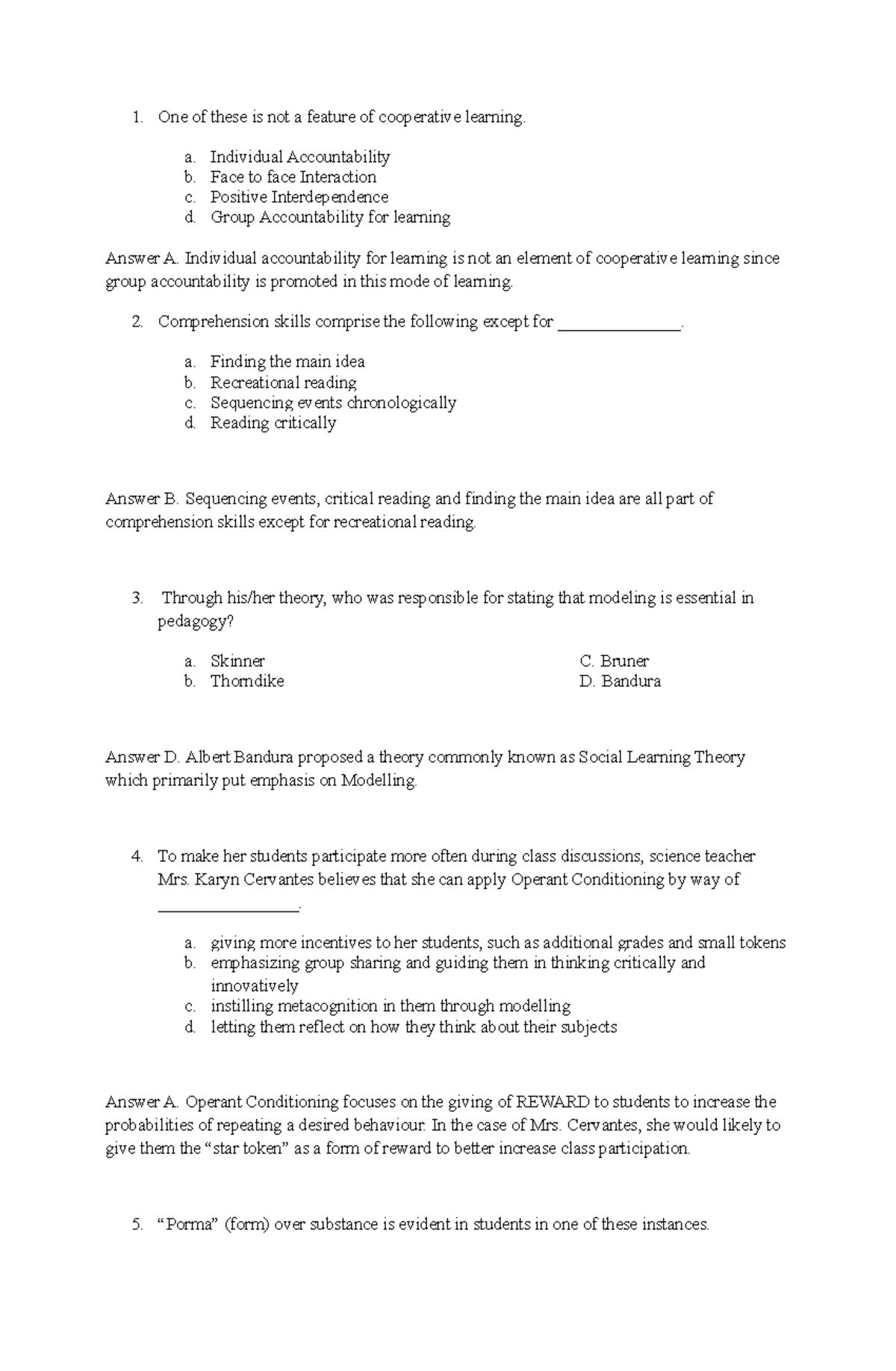 LICENSURE EXAM FOR TEACHERS - 2022: Comprehensive Study Guide - Studocu